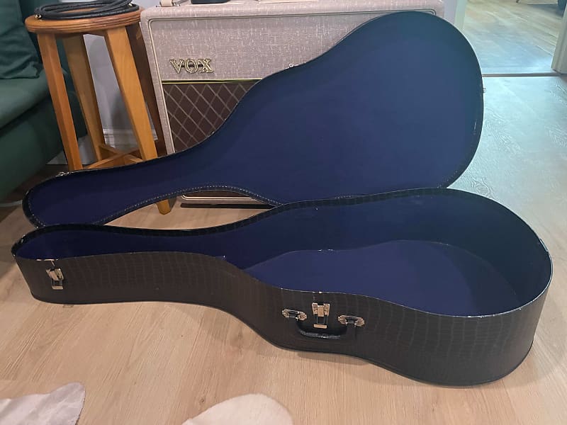 Gibson Chipboard Alligator Case 1950's - Dreadnought Size | Reverb