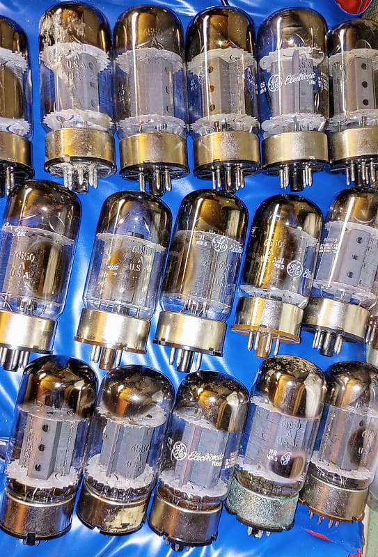 20 pcs GE General electric 6550a amplifier output tubes | Reverb