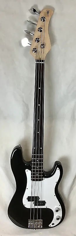 MORTone Reverse Half Fretless P style bass | Reverb