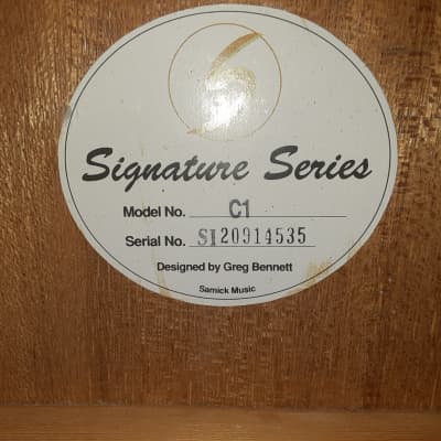 Samick Music Signature Series C1 Classical Guitar Designed by | Reverb
