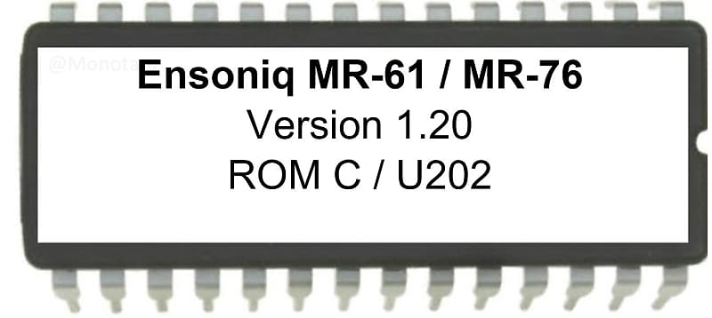 Ensoniq MR-61 / MR-76 - Version 1.20 Rom C Firmware OS Update | Reverb