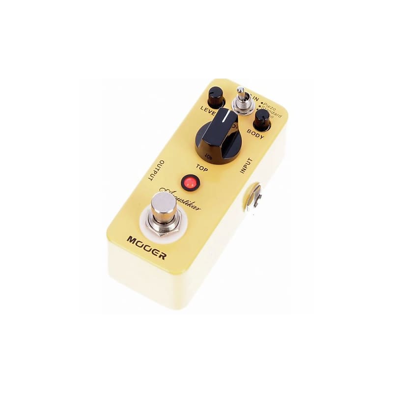 MOOER MICRO SERIES ACOUSTIC GUITAR SIMULATOR PEDAL - (BI) | Reverb