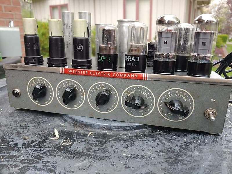 Western Electric / Webster 18w 6V6 1940's Tube PA Amp For | Reverb
