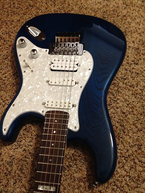 ESP Vintage Plus 1994 Trans Blue | Reverb ESP Vintage Plus 1994 Trans Blue | Reverb