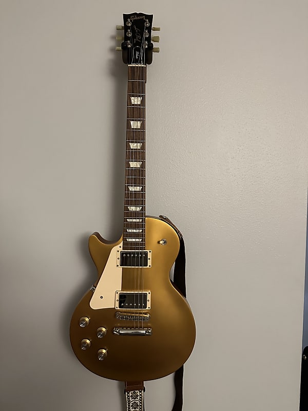 Left Handed Gibson Les Paul Tribute 2017 Goldtop | Reverb