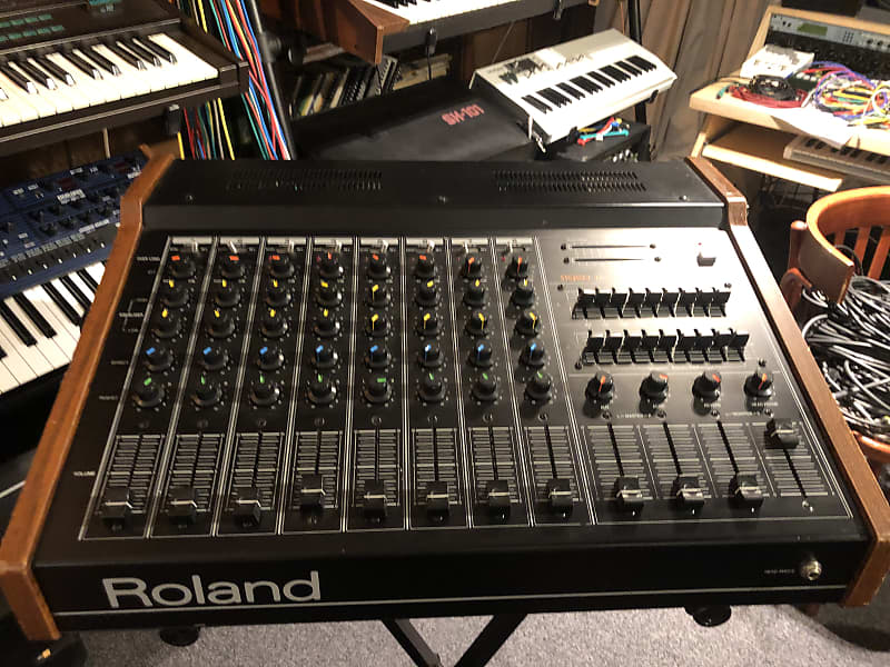 Roland PA-150 stereo mixer with spring reverb 1983 - Black | Reverb