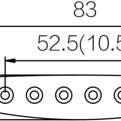 Guitar Bridge String Thru Body Ferrule Plate Guitar String | Reverb