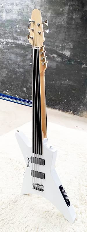 7 String Guitar/ 5 String Fretless Bass Busuyi Double- Sided | Reverb