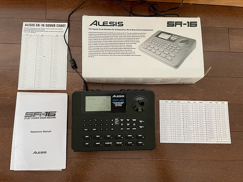 Alesis SR-16 Drum Machine 2010s - Black | Reverb