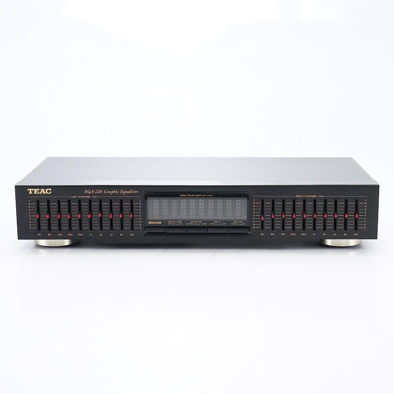 Teac EQA-220 10-Band Stereo Graphic Equalizer w/ Extra Cables | Reverb