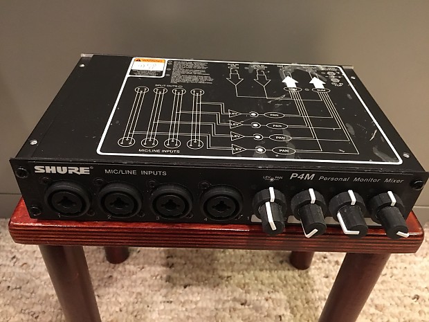 Shure P4M 4-channel Personal Monitor Mixer | Reverb