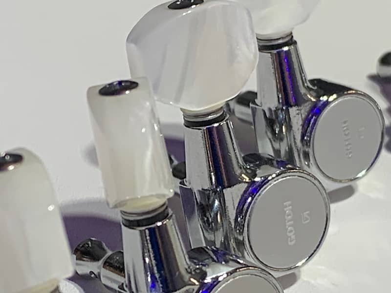 Gotoh Tuners - 4x2 - chrome - Pearl buttons | Reverb