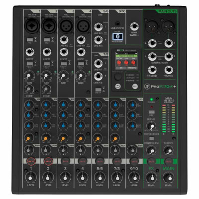 Mackie ProFX10V3+ 10-Channel Analog Mixer with Bluetooth | Reverb