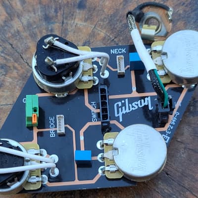 Gibson Les Paul Quick Connect Push Pull Control Board / | Reverb
