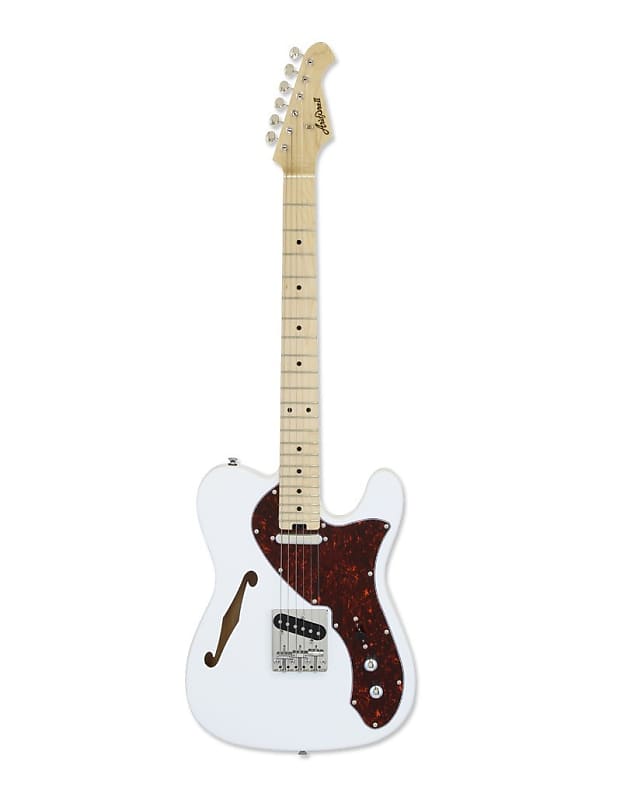 ARIA 615 Thineline Telecaster Tortoise & White | Reverb