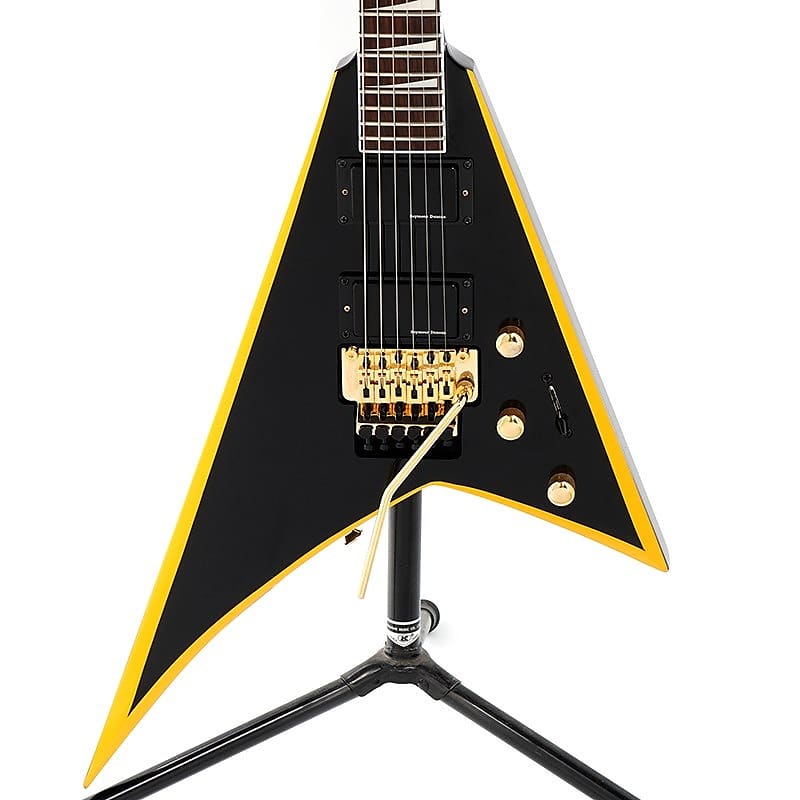 Jackson [USED] X Series Rhoads RRX24 (Black with Yellow | Reverb