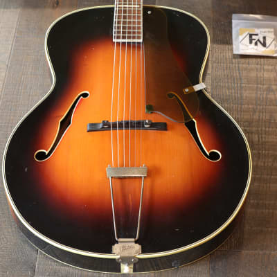 Vintage! 1945 Levin Acoustic Archtop Guitar Sunburst + | Reverb