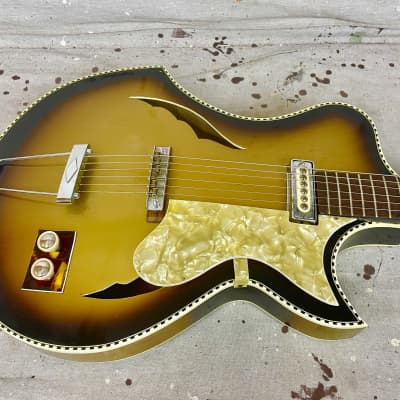 Vintage 1950's Hopf Jazzgitarren Made in Germany Archtop | Reverb