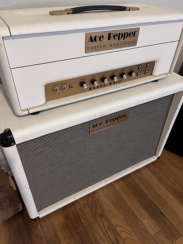 Ace Pepper Custom Forty Five White Tolex | Reverb