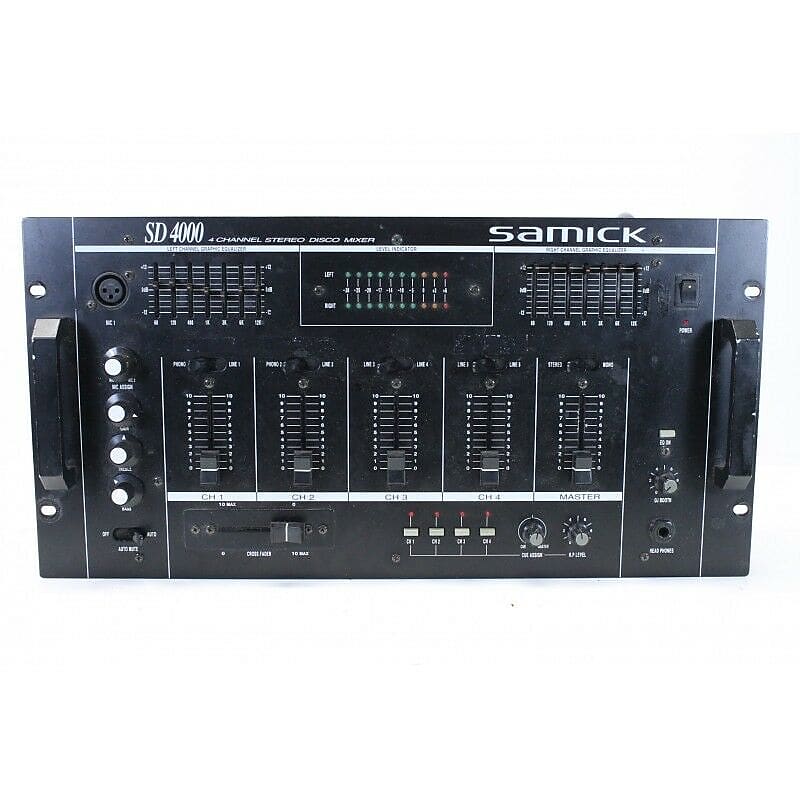 Samick - SD 4000 - 4 Channel Stereo Disco Mixer | Reverb