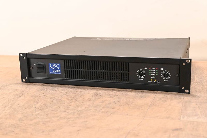 QSC CX302 2-Channel Power Amplifier CG01L0J | Reverb
