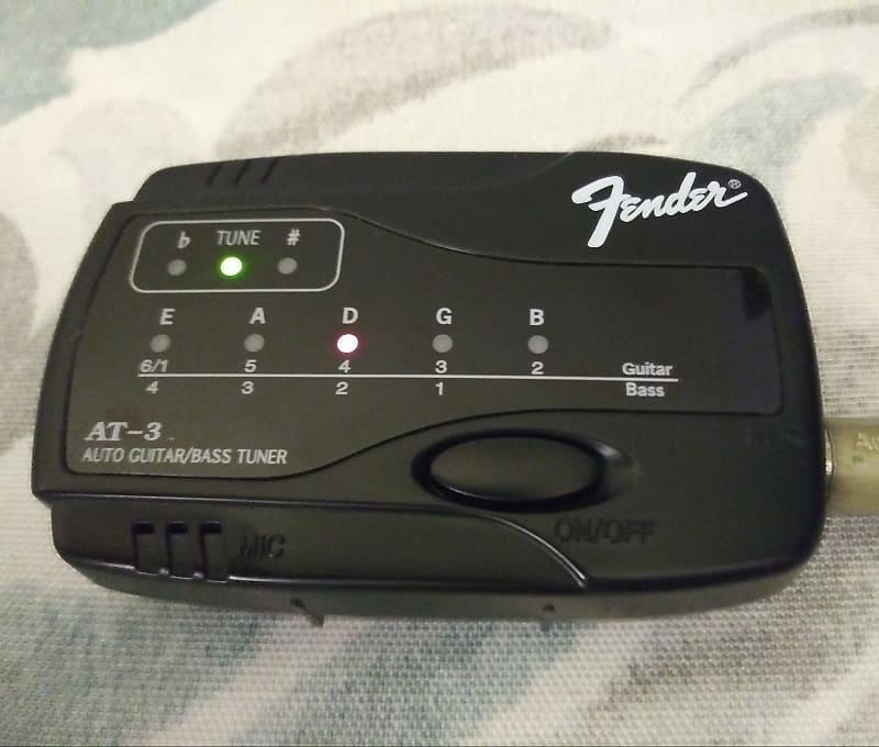 Fender AT-3 Auto Guitar / Bass Tuner | Reverb