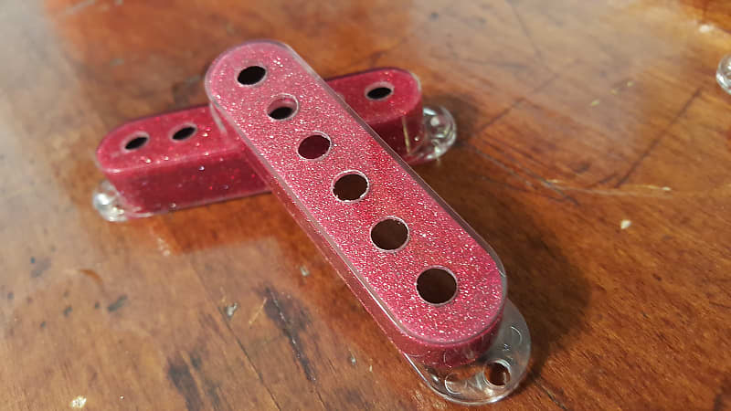 JAT CUSTOM GUITAR PARTS Single Coil Pickup Covers that fit | Reverb