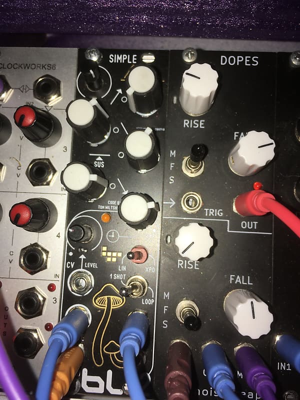 Blue Lantern Modular Simple ADSR Black and gold | Reverb Australia