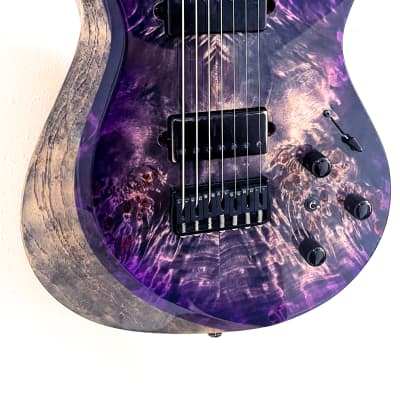 Kiesel 7-string Aries - Trans Purple Cali Burst Finish | Reverb