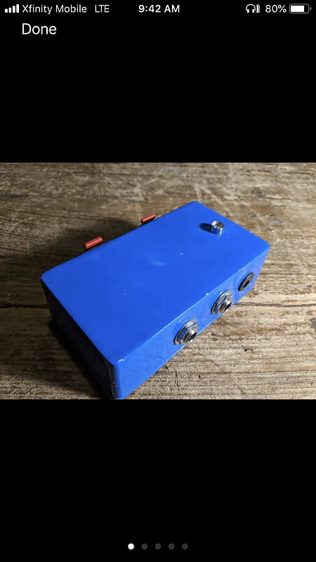 American loopers Buffered junction box Metallic blue | Reverb