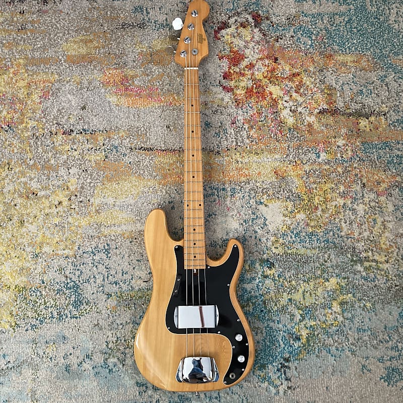 Hondo II bass - vintage H-837 Natural MIJ P-bass copy with | Reverb
