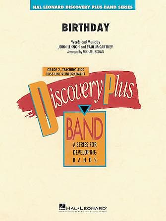 Birthday Discovery Plus Concert Band Score & Parts | Reverb