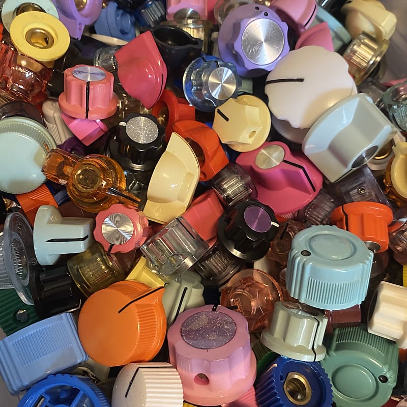50 Pc Lot of Misc Mix of Knobs | Reverb