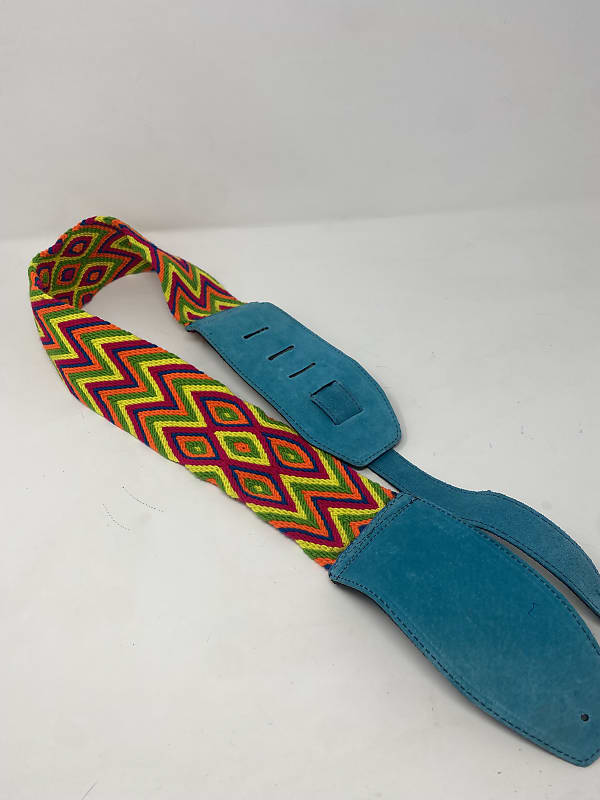 Indigenous Woven Hand made Guitar Strap | Reverb