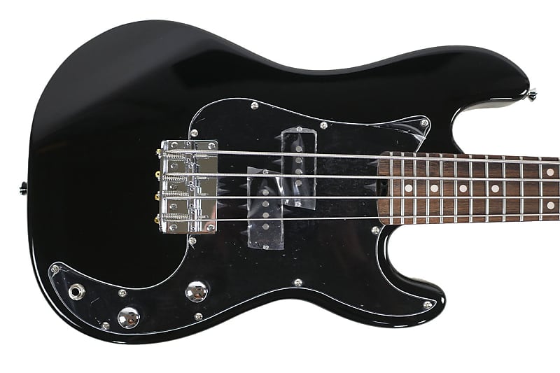 Flight BK Black Short Scale Electric Lite Mini Bass | Reverb