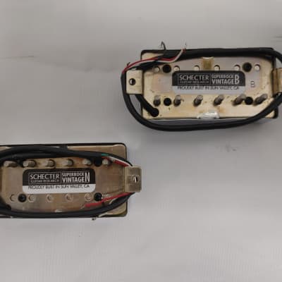 Schecter SuperRock Vintage Distortion Humbucker Pickup Set - | Reverb
