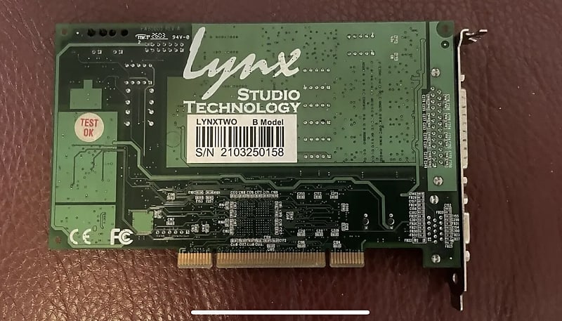 Lynx Studio Technology LynxTWO B PCI Audio Interface Card | Reverb