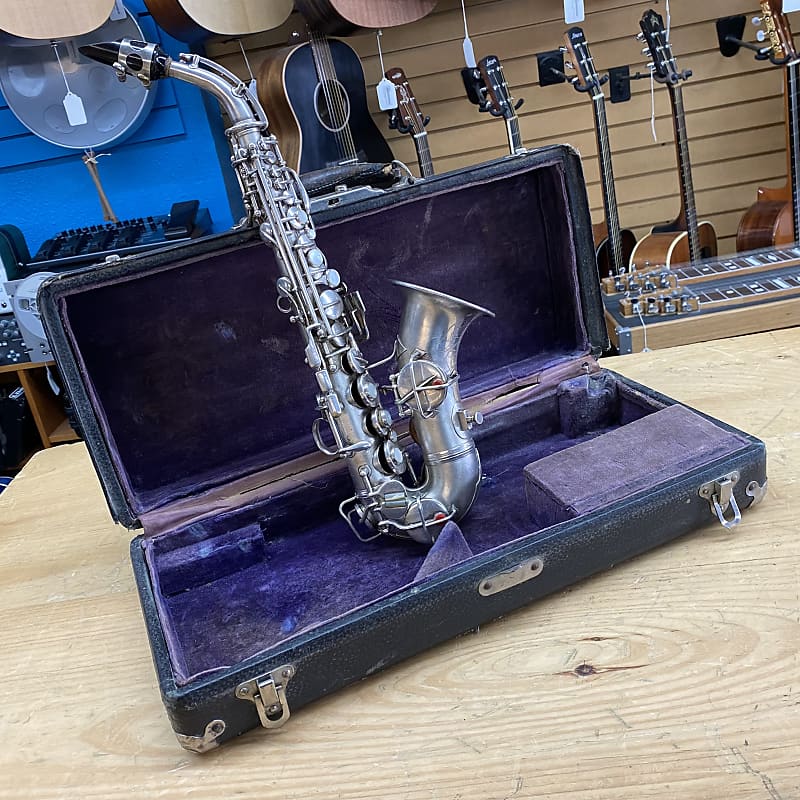 Conn Curved Soprano Saxophone w/ Case Made in USA c.1928 | Reverb
