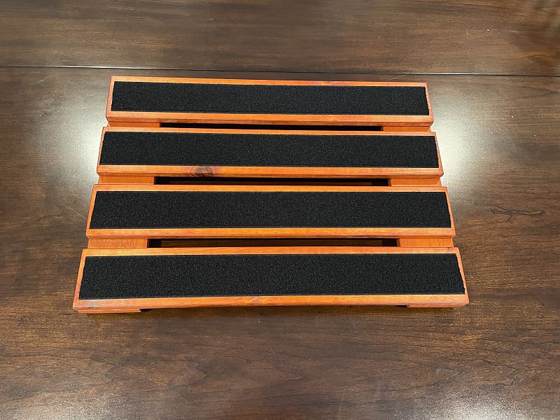 GPA Pedalboards L4 - Wooden Pedalboard (Orange) | Reverb