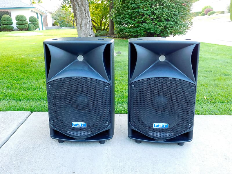 FBT Speaker ProMaxX 14a Pair with Covers Black | Reverb