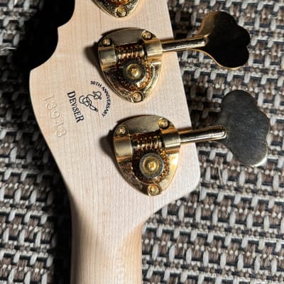 Momose Deep Ocean Blue Burst Bass Guitar 30th Anniversary | Reverb