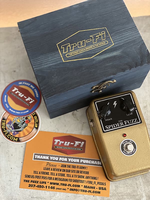 Tru-Fi Spider Fuzz 2023 - Gold | Reverb