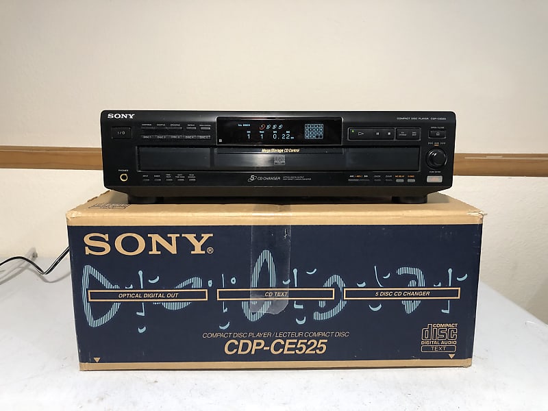 Sony CDP-CE525 CD Changer 5 Compact Disc Player HiFi Stereo | Reverb