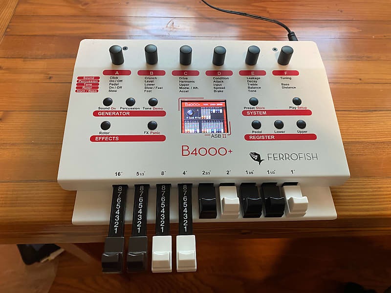 Ferrofish B4000+ Midi Drawbar Organ Module for Keyboard | Reverb