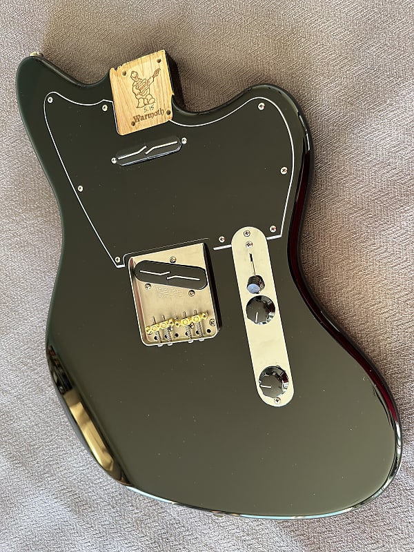 Warmoth Jazzcaster loaded body with Fralin pickups and | Reverb