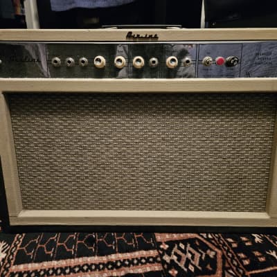 Airline Tremolo reverb amplifier 1965 - Black/tan | Reverb