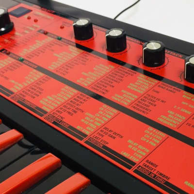 RARE - Korg Microkorg Red / Black Limited Edition 2002 | Reverb