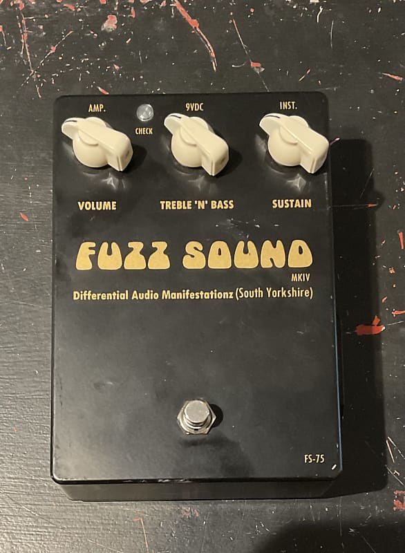 Fuzz Sound Differential Audio Manifestationz Pedal | Reverb Australia