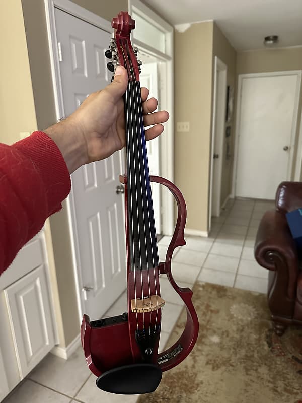 Yamaha EV-205 Pearl Red with Barbera pickup | Reverb