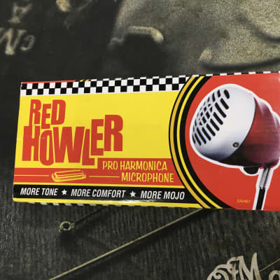 Digital Reference Red Howler Pro Harmonica Microphone - Red | Reverb